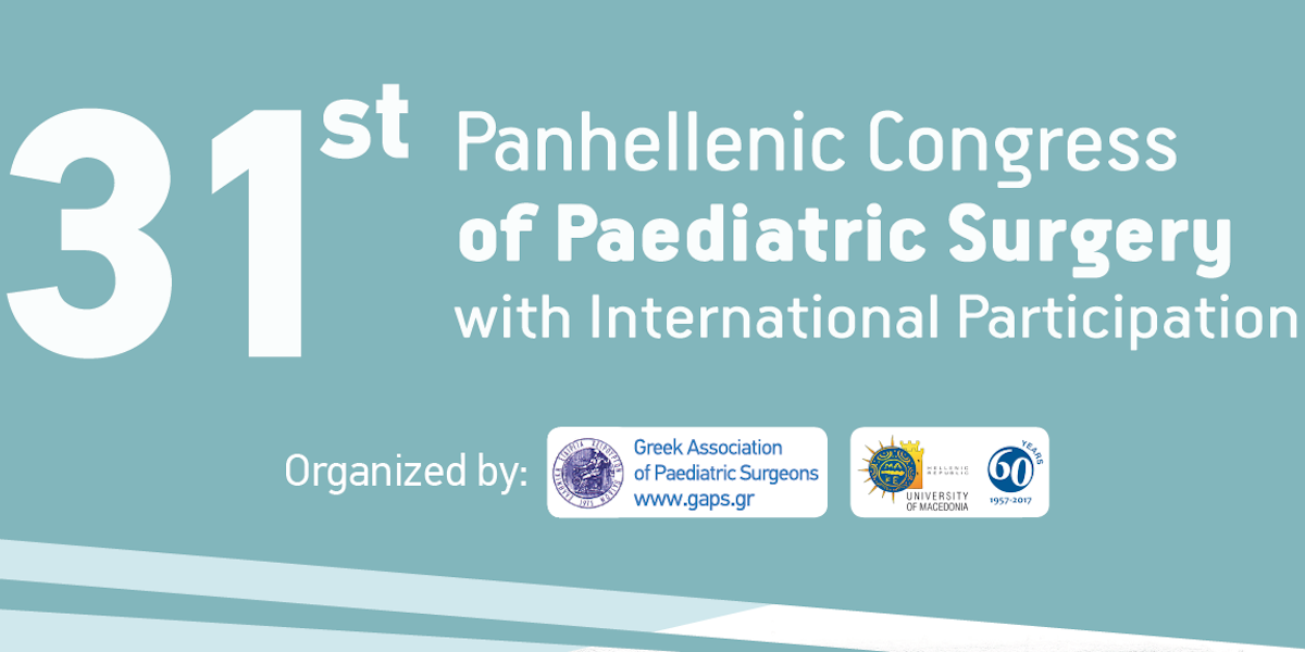 31st Panhellenic Congress of Paediatric Surgery - WOFAPS