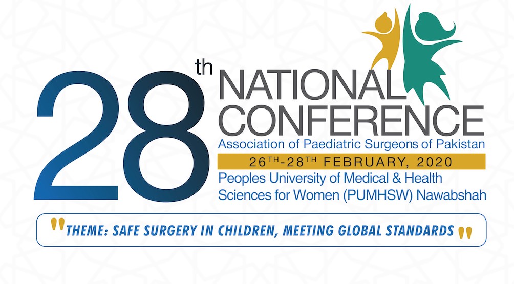 28th National Conference of Association of Pakistan Pediatric Surgery ...